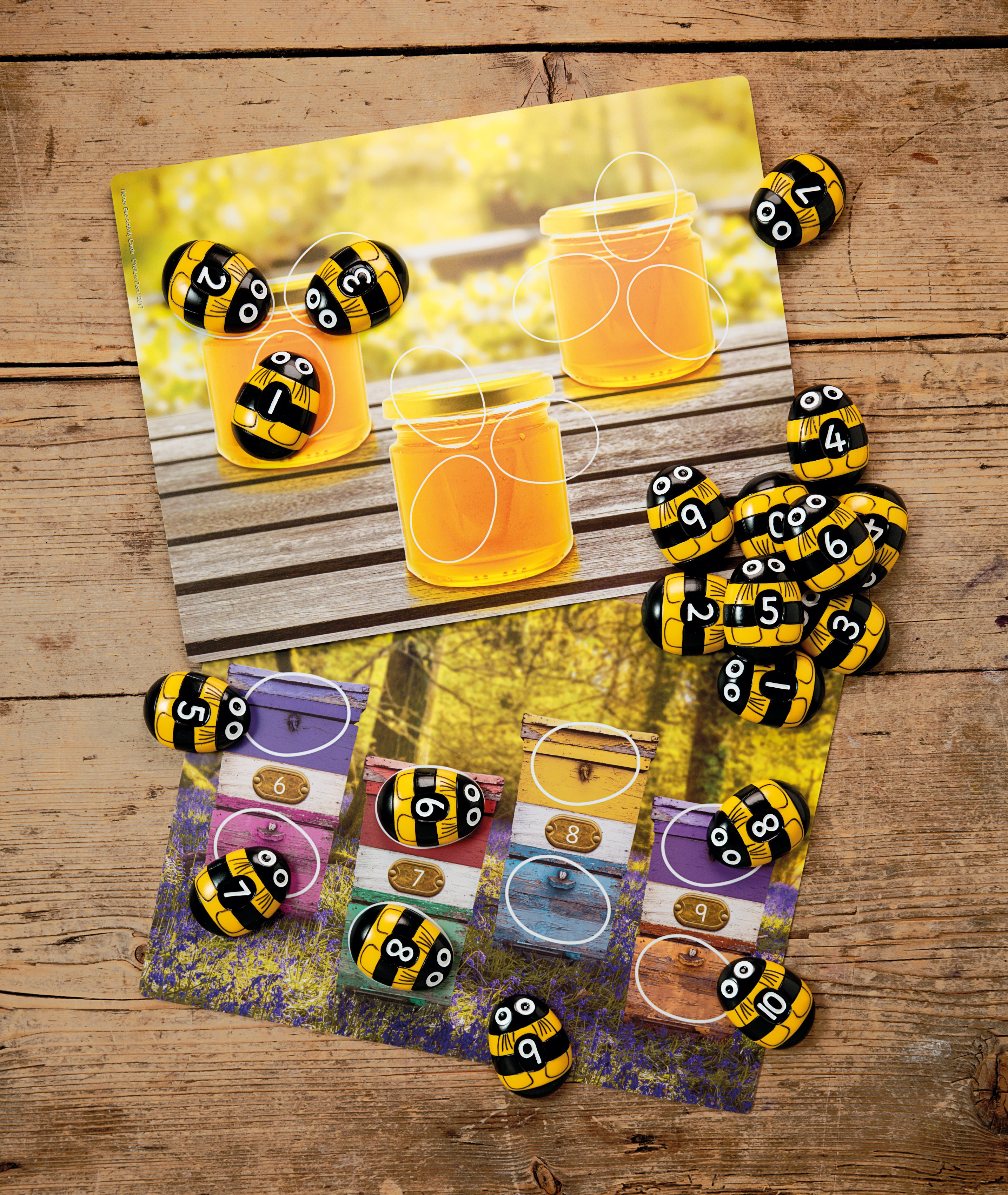 Honey Bee Number Pack – Chequered Fox