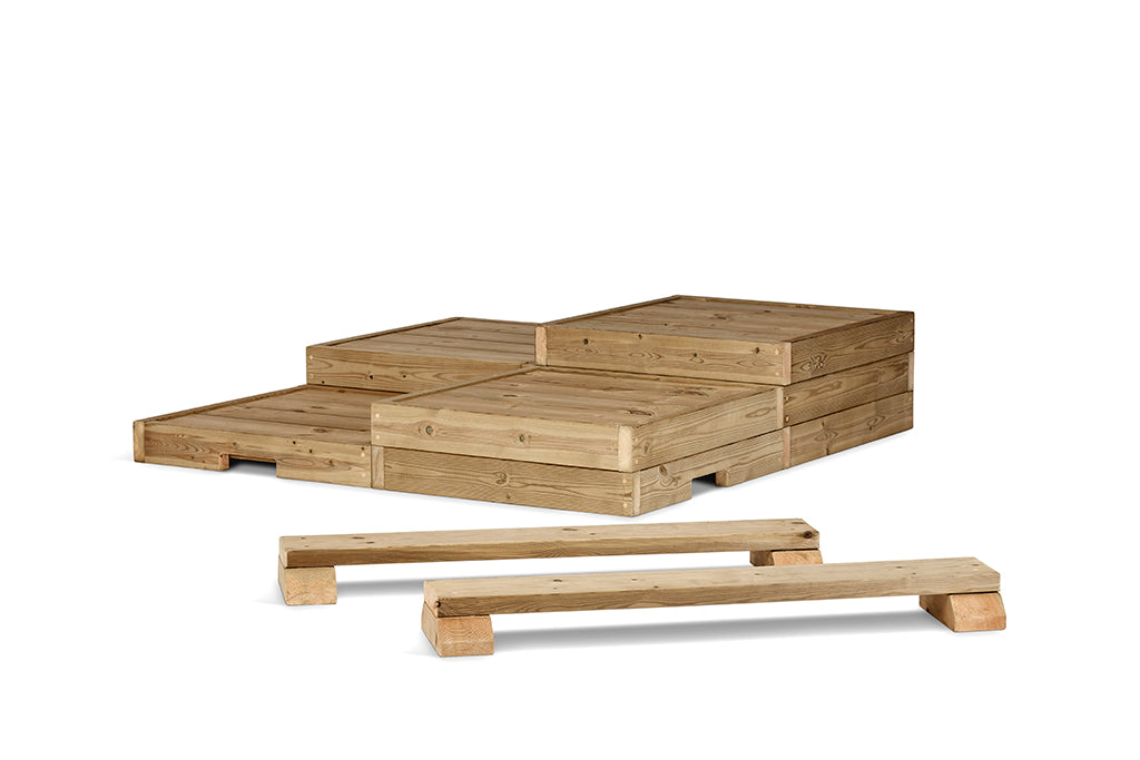 Millhouse Outdoor Podiums – Infinity Set – Chequered Fox