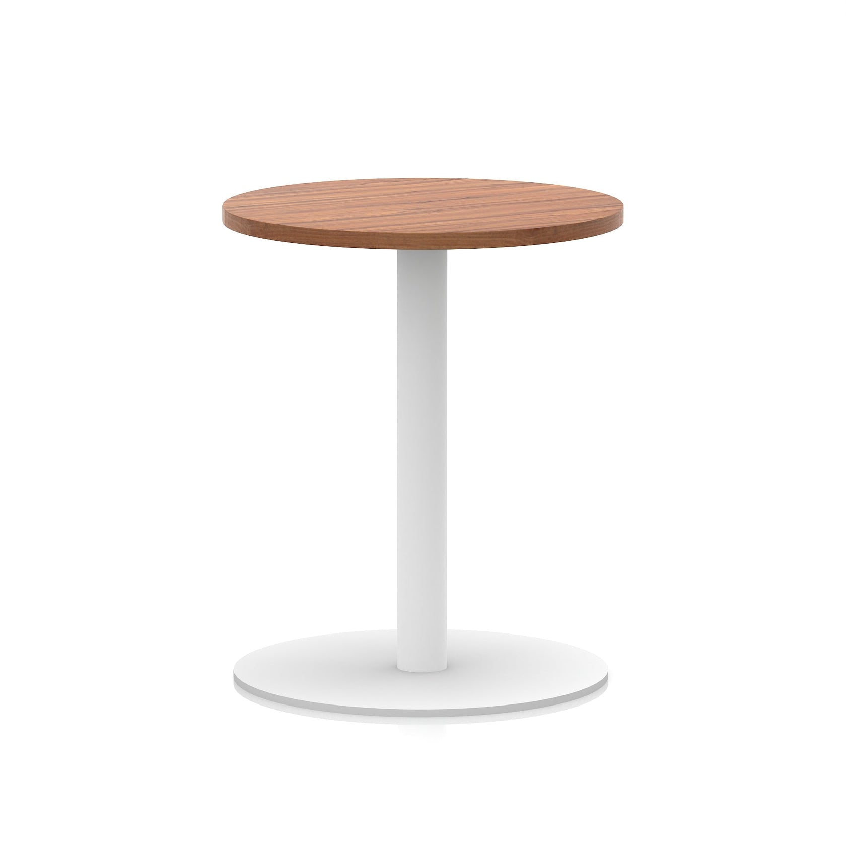 Italia Round Poseur Table White Leg – Chequered Fox