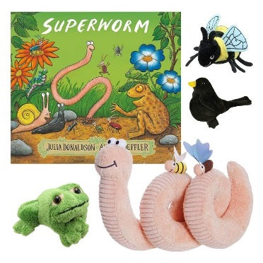 Superworm with Julia Donaldson Super Worm Book Set – Chequered Fox