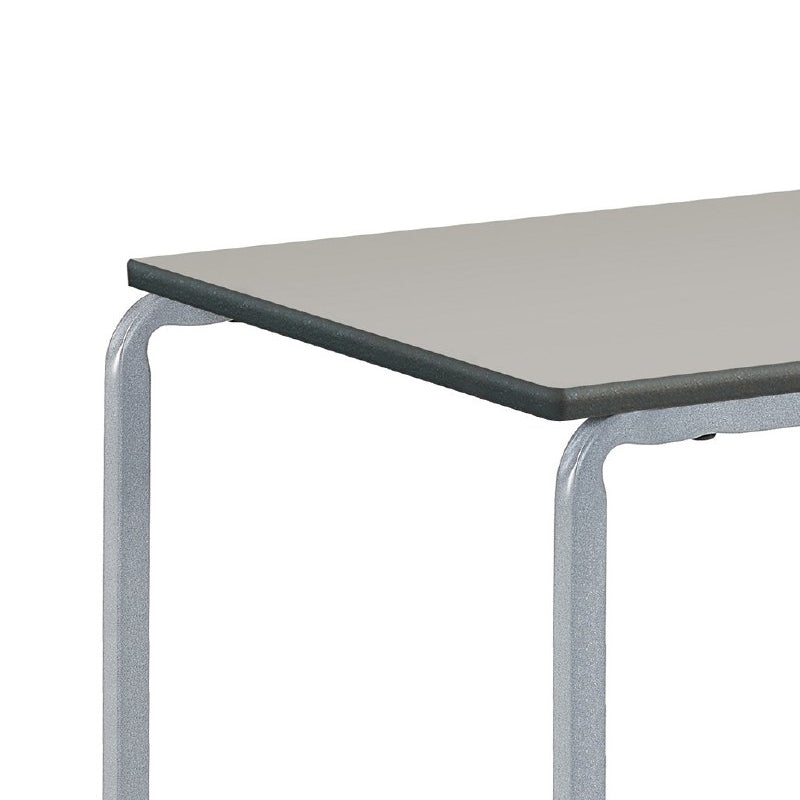 Metalliform Rectangular Crushed Bent Table PU Duraform Edge – Chequered Fox